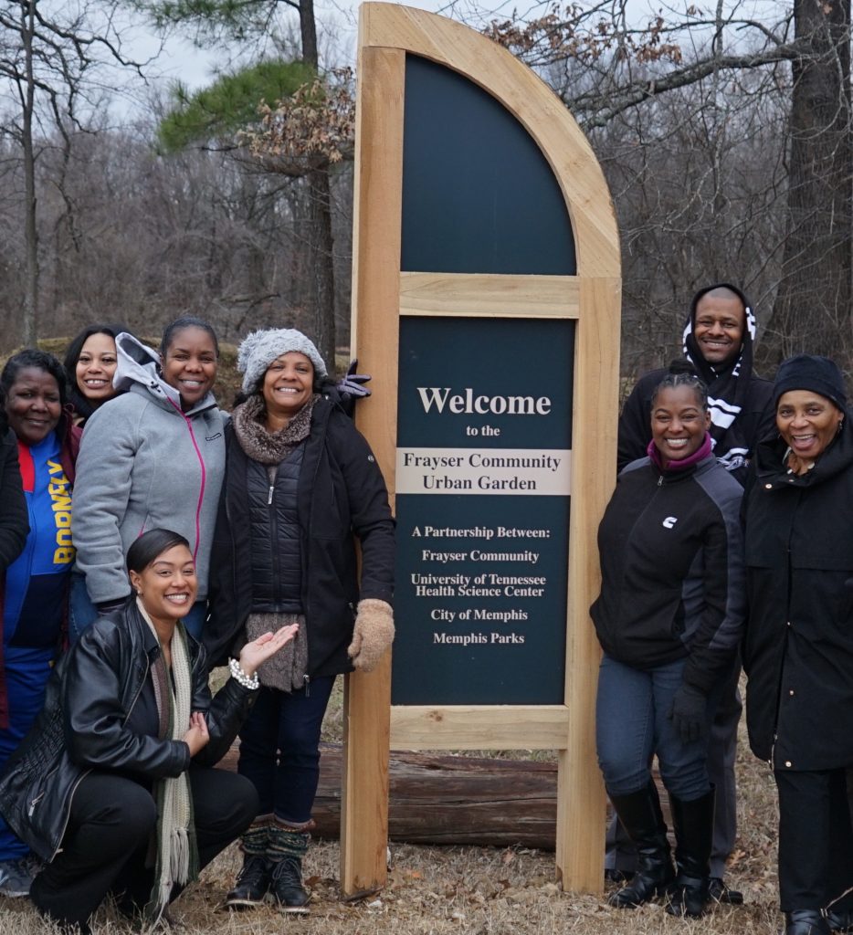 UTHSC College of Medicine Dedicated New Sign at Frayser Community Urban ...